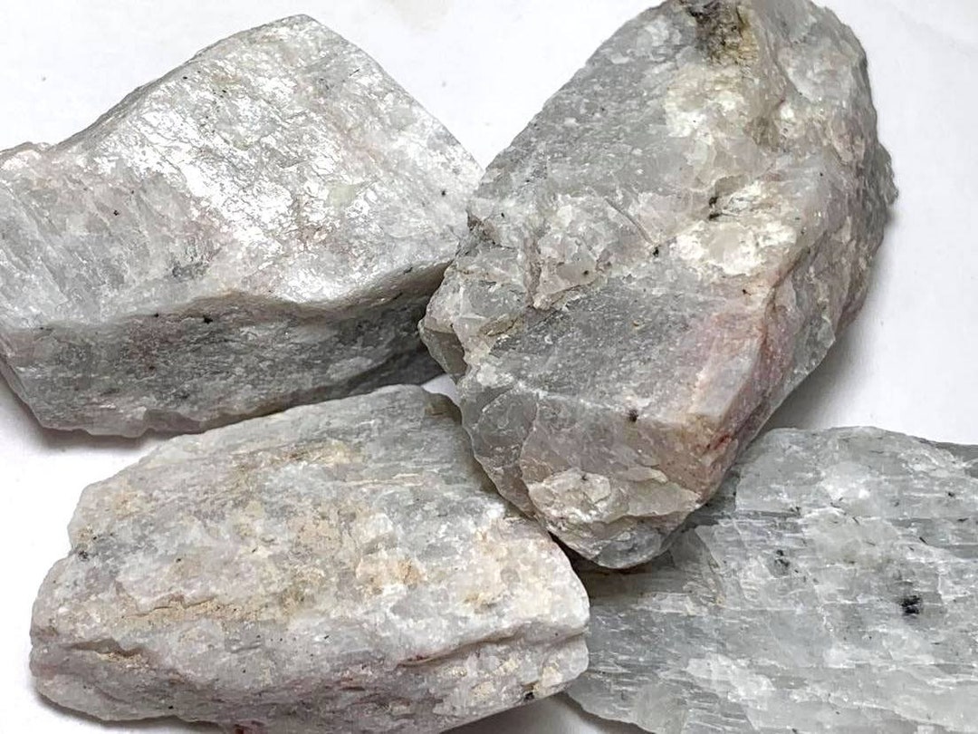 Albite W/twinning Feldspar Rock - Measures 1 - 2 Inches on Longest Side ...