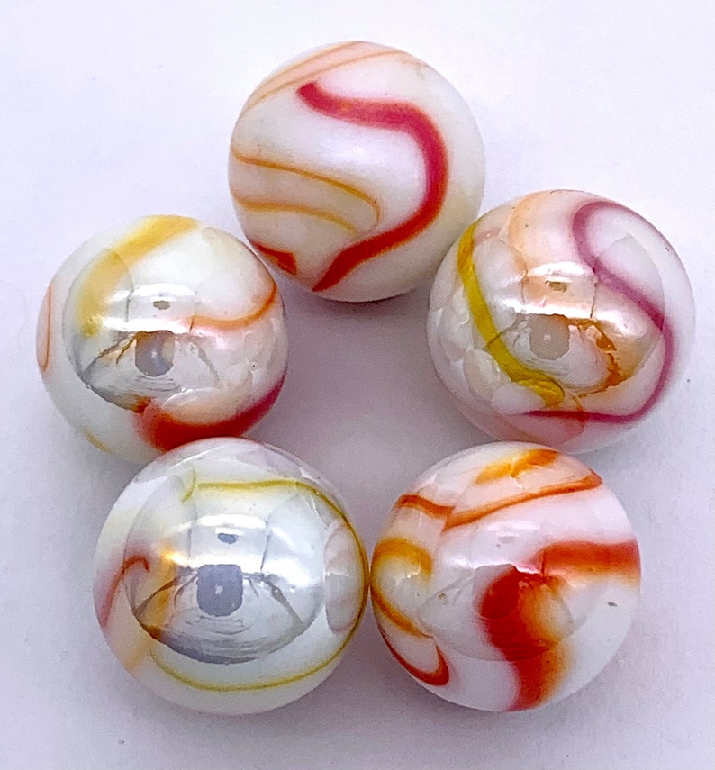 New for 2023! 16mm Gelato Glass Marble Players (5/8th