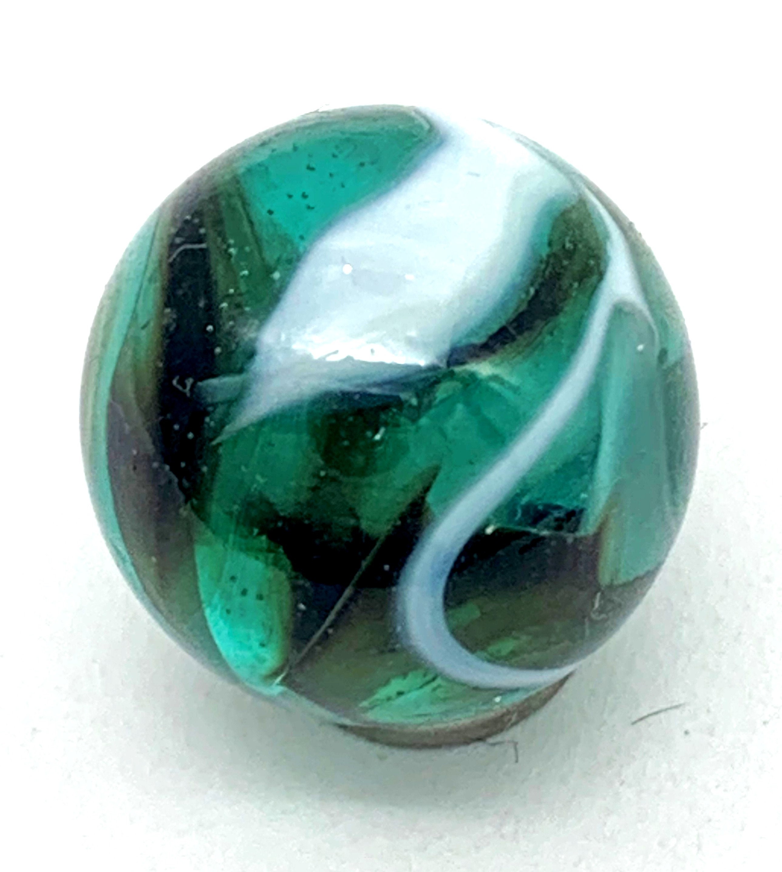 16mm Early Edition Wicked Owl Pk 5 Glass Player Mega Marbles - Etsy