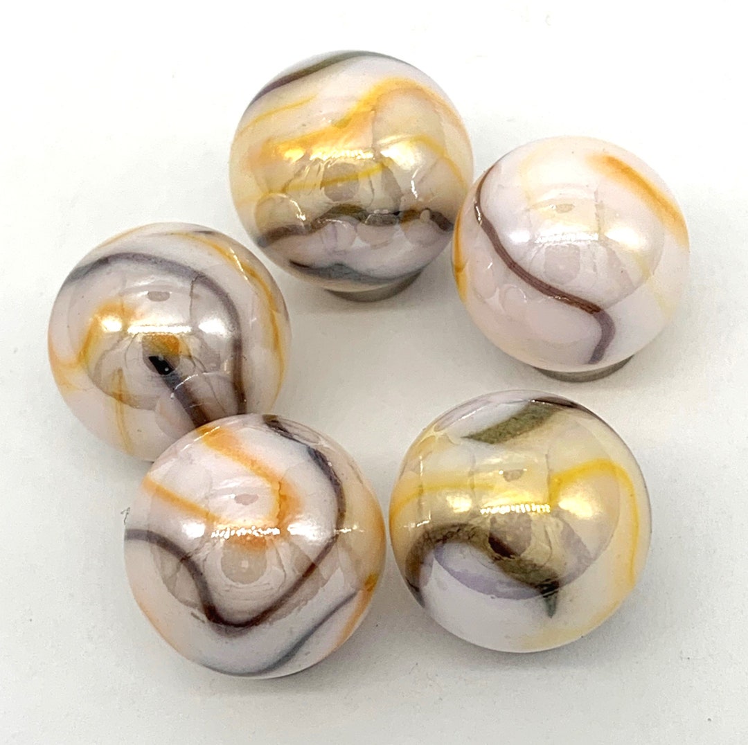 16mm "gazelle" Glass Mega Marbles Players by Vacor (5/8") Very Light ...