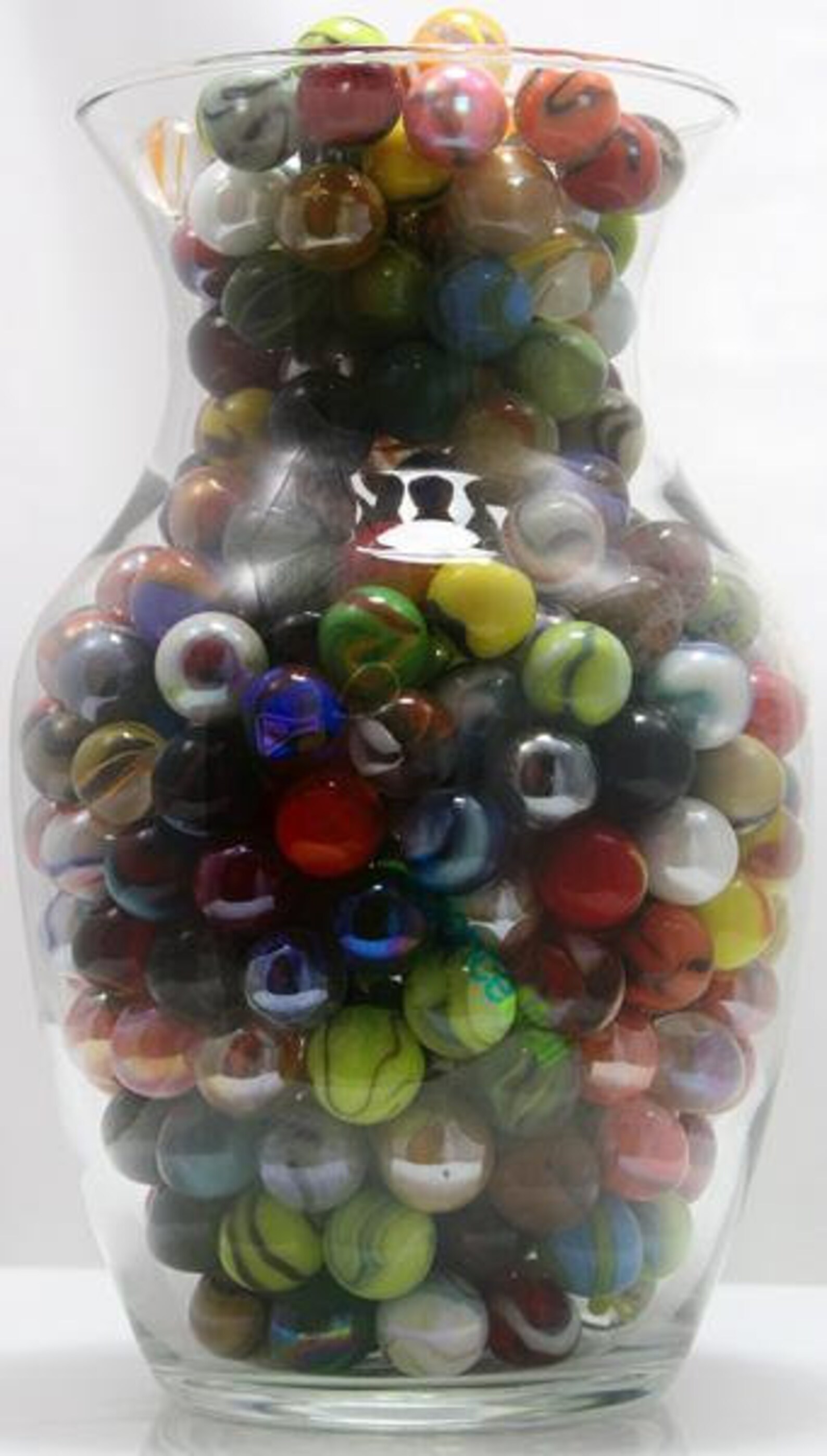 500 Bulk Assorted 16mm Premium Player Glass Mega Marbles (5/8th ...