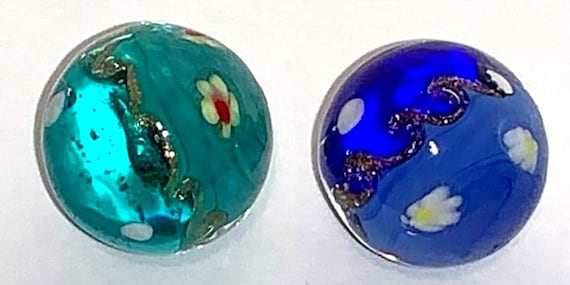 New for 2020 Tahiti Wave 22mm Handmade Art Glass Marbles W | Etsy