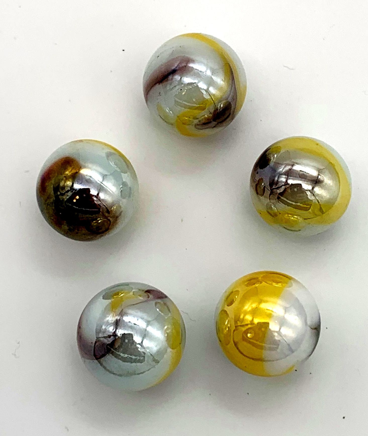 16mm "hedgehog" Bulk Pack Glass Player Mega Marbles (5/8th") Choice of ...