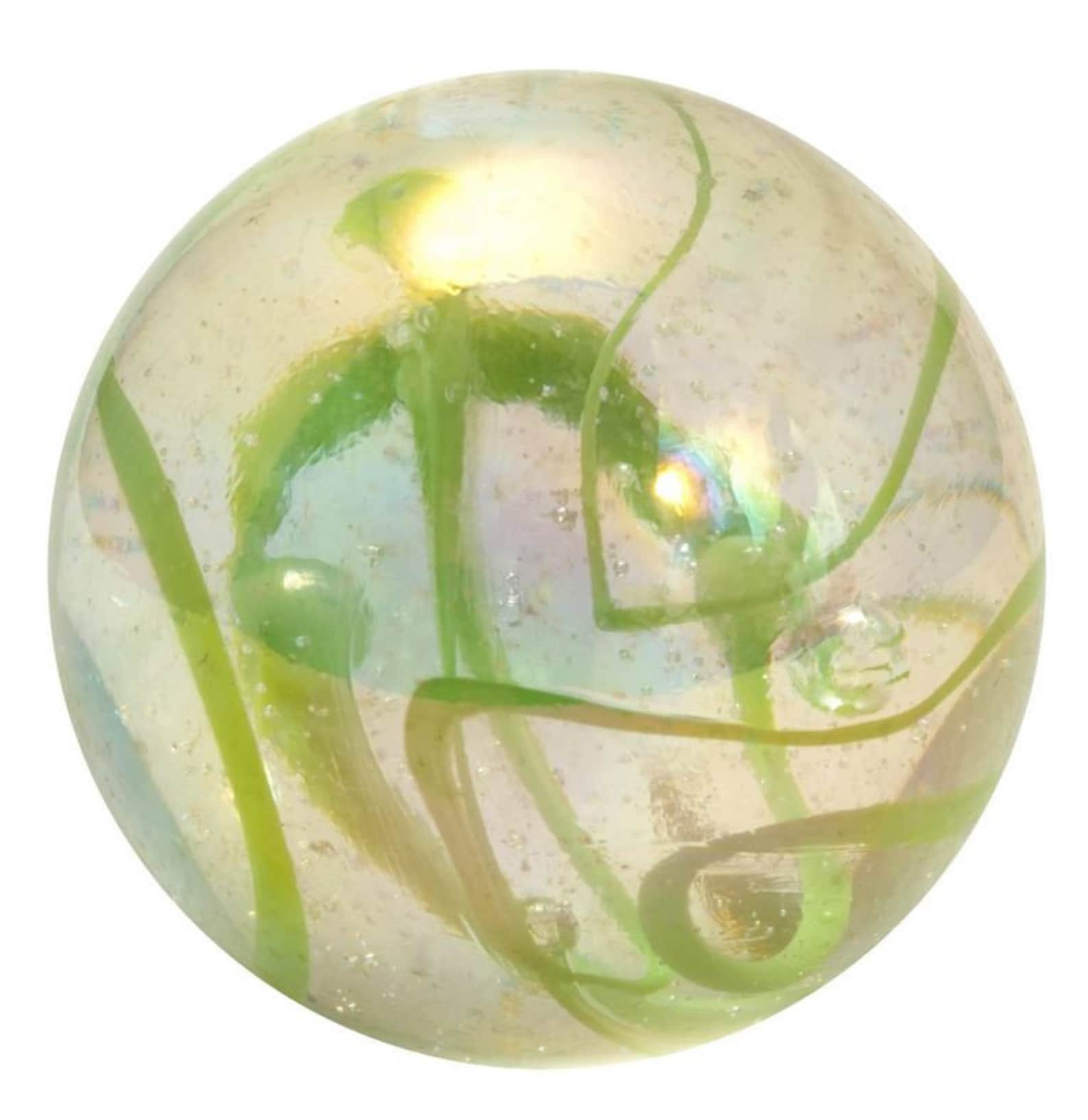 50mm Lustered Spaghetti 2" Glass Toebreaker Marbles Pk 4 Mixed or by ...