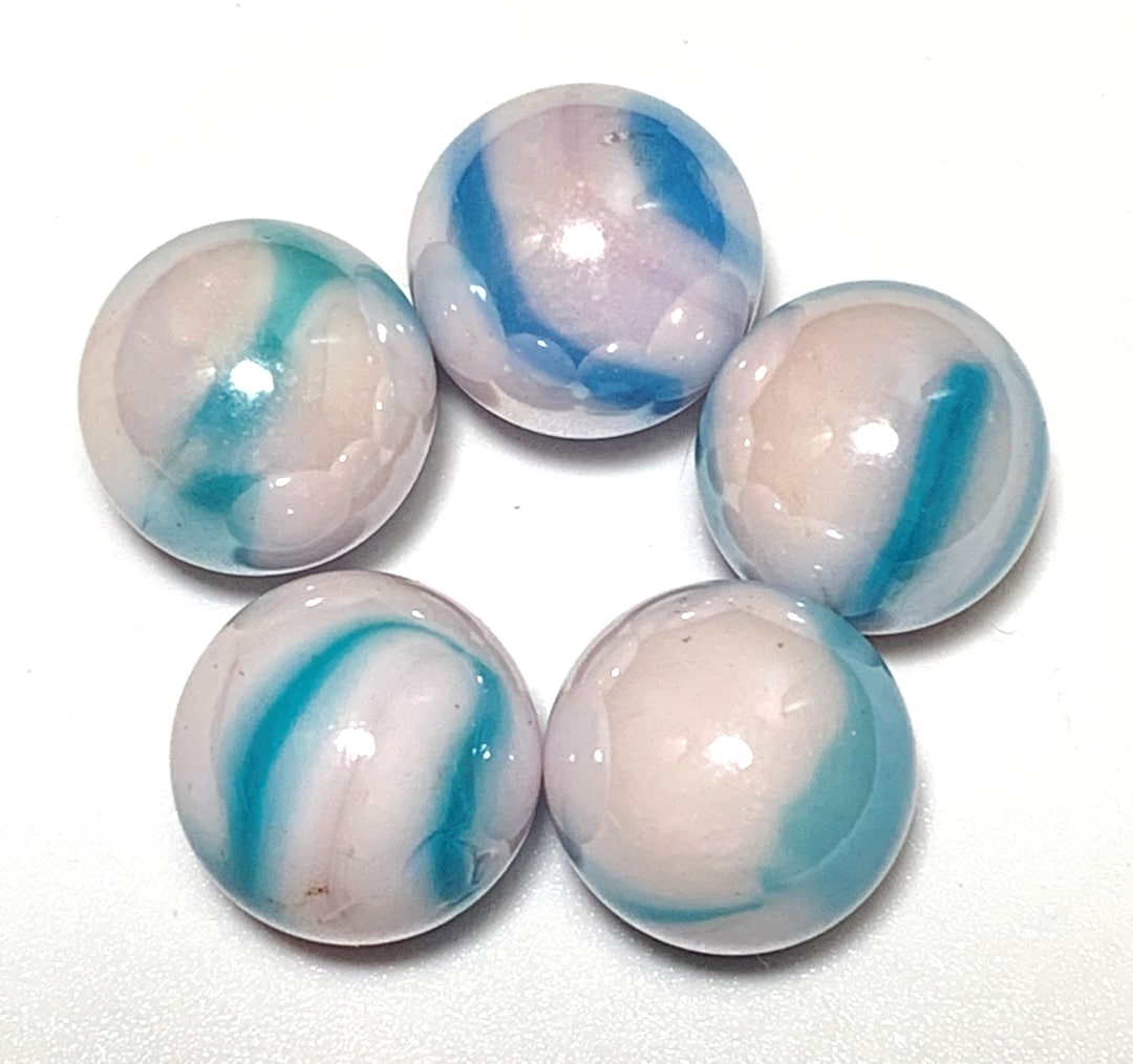 Original 16mm Jellyfish Glass Mega Marble Players (5/8th") Pk of 5 ...