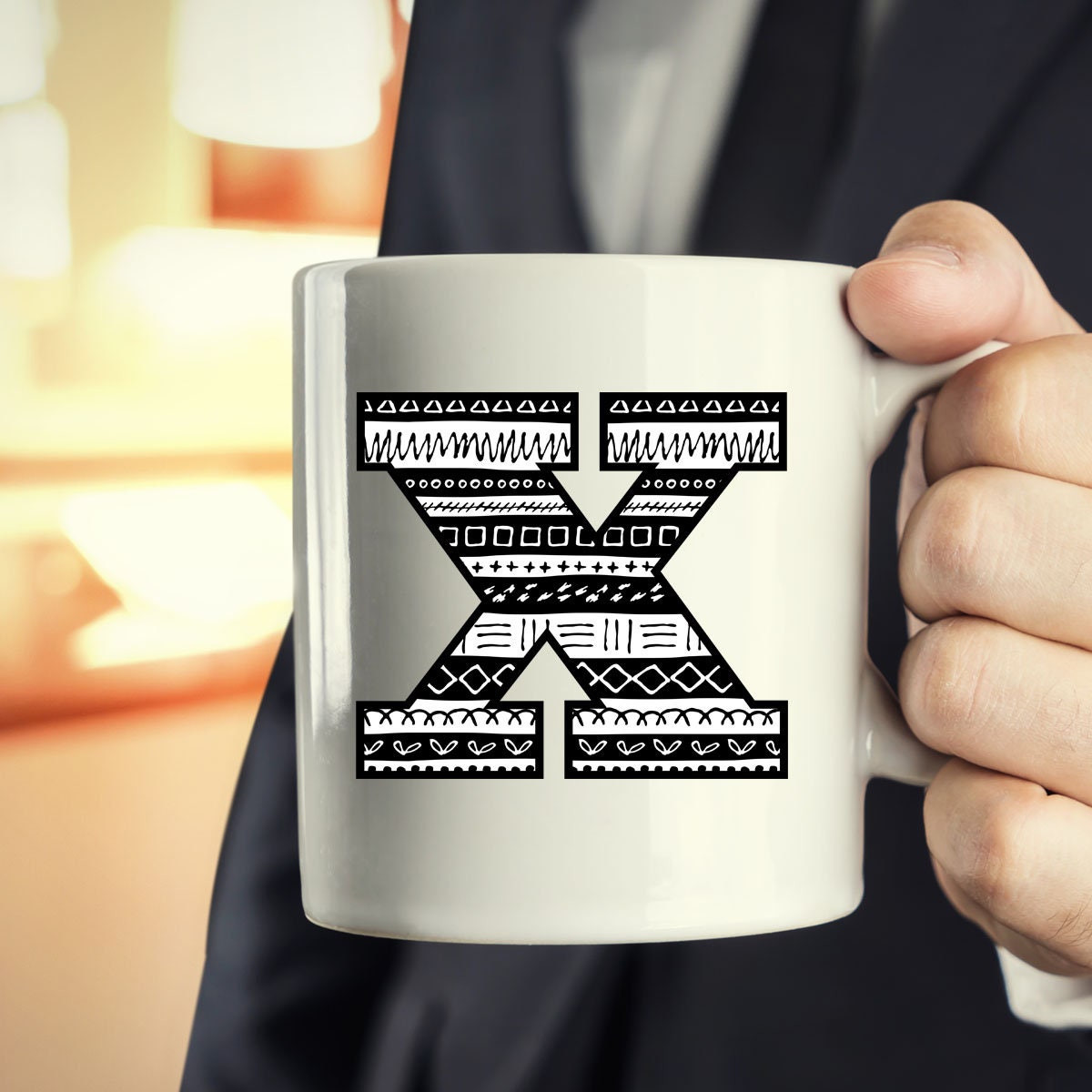 Tribal Pattern Alphabet Letters Seamless Tribal SVG - Etsy