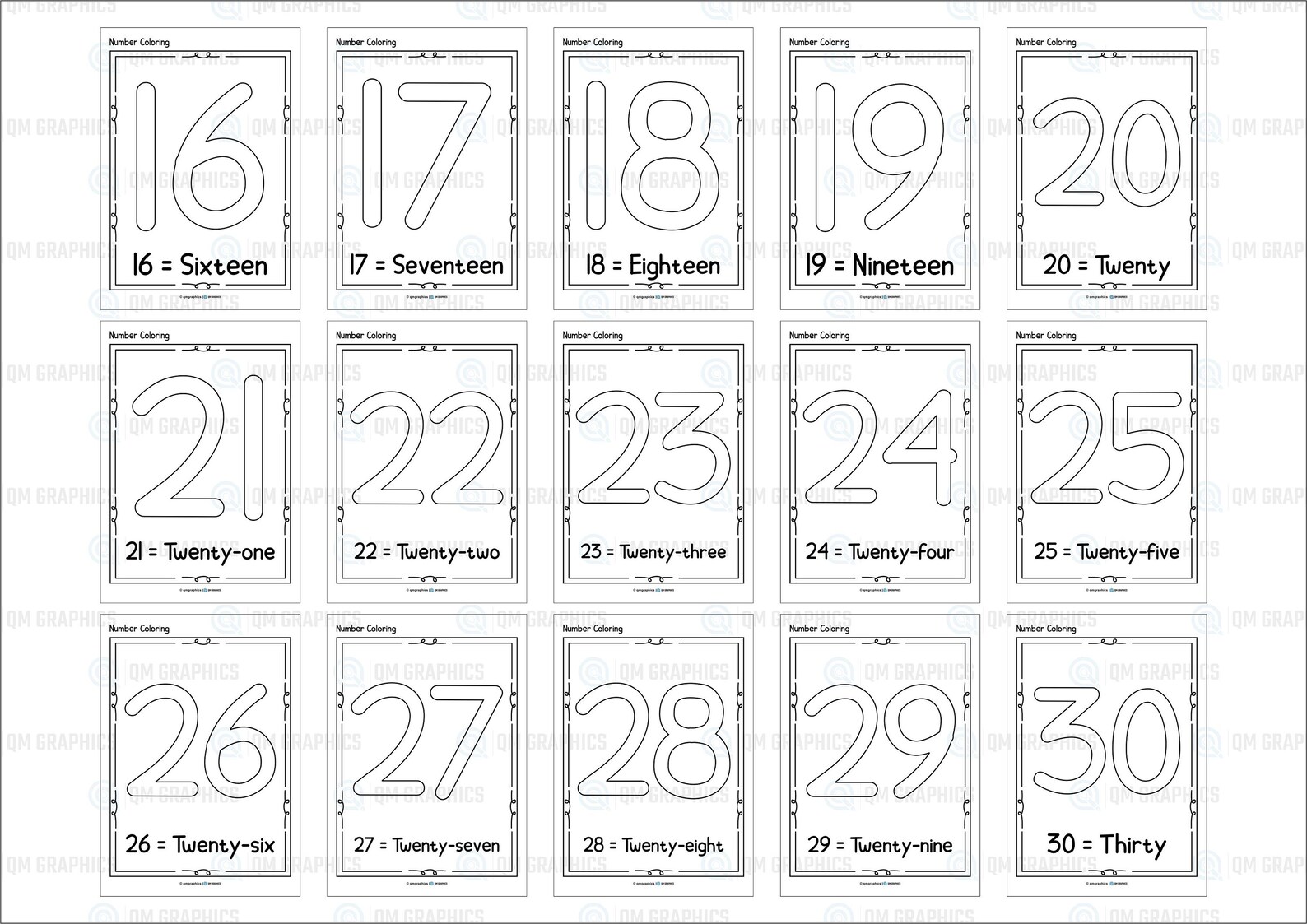 100 Printable Numbers Coloring Pages Coloring Page Preschool - Etsy
