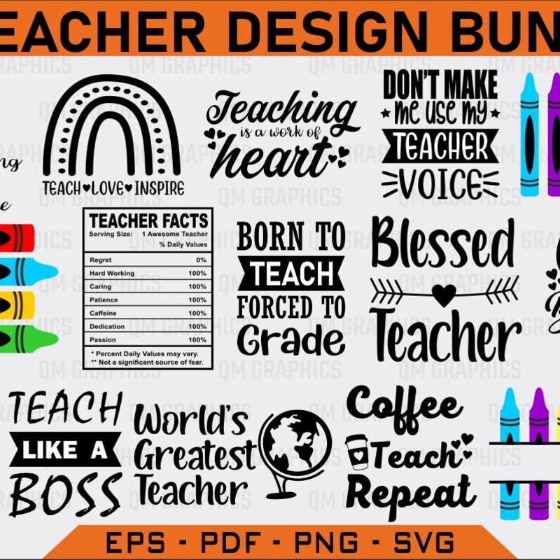 Teacher Appreciation Svg - Etsy