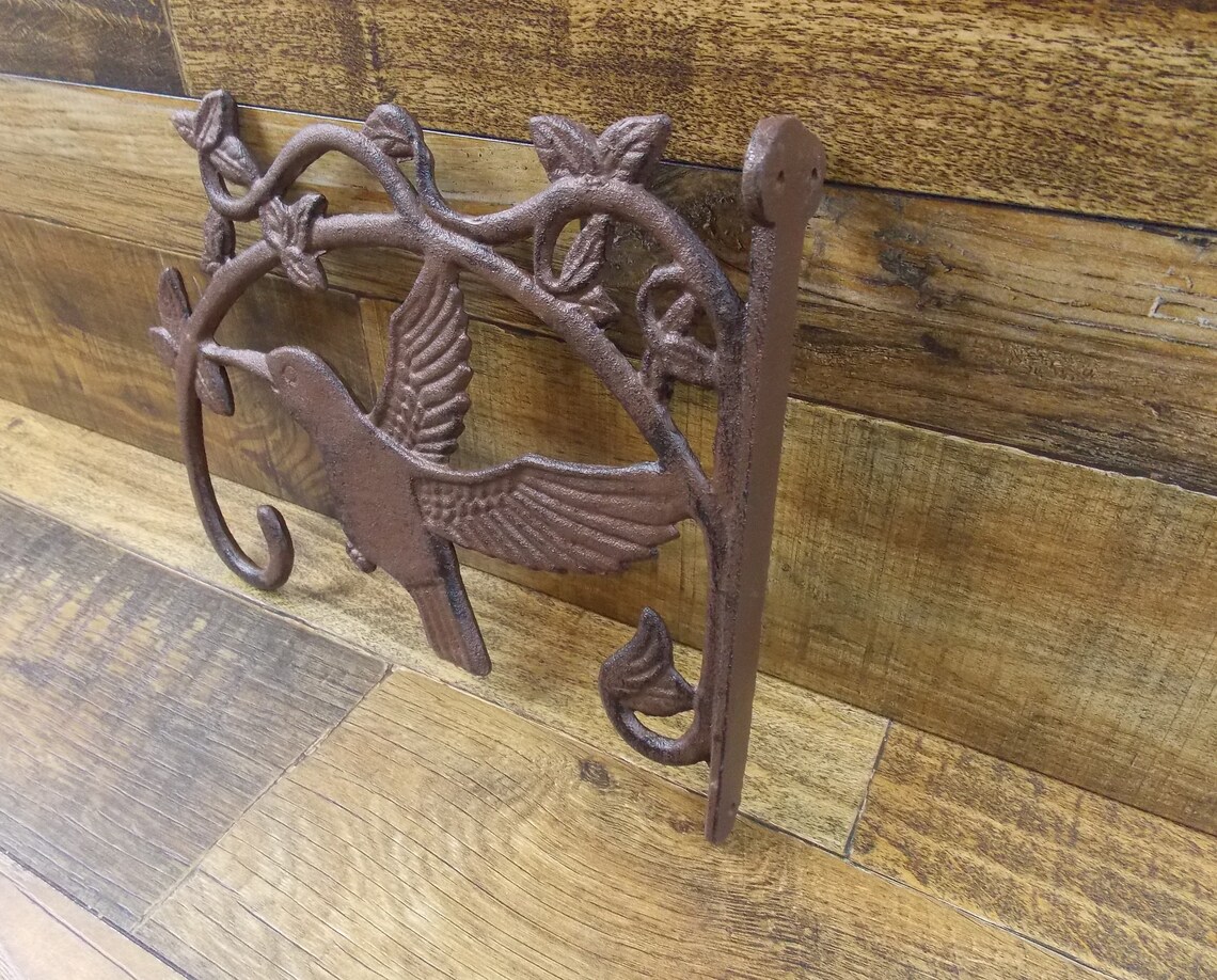 Cast Iron 10.75 X 8.75 HUMMINGBIRD Design Plant - Etsy