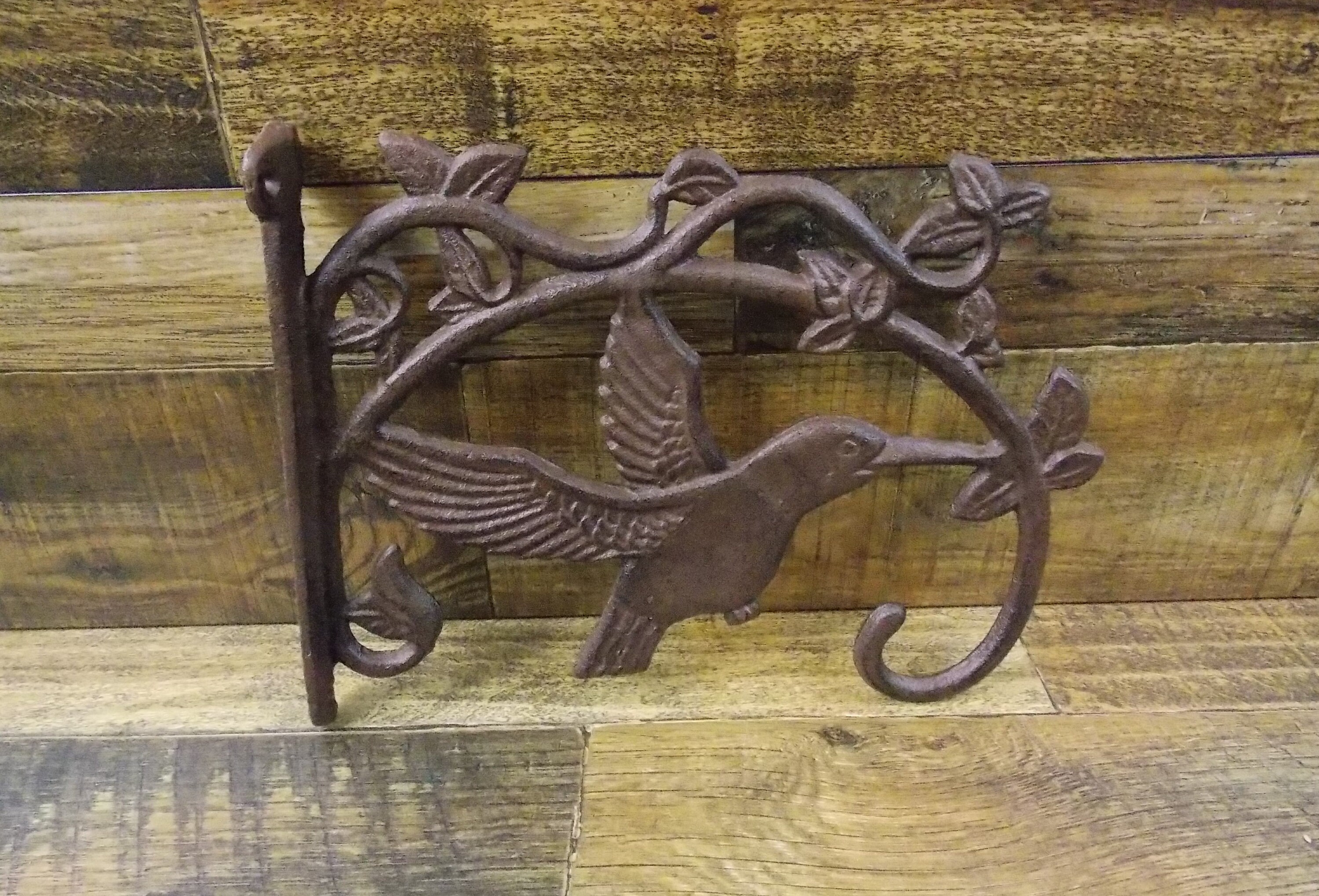 Cast Iron 10.75 X 8.75 HUMMINGBIRD Design Plant - Etsy
