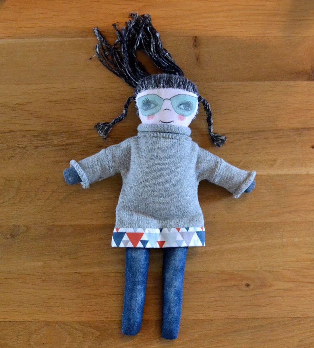 Handmade Doll Mina/ Girl Play/ Children's Room Decoration/ Toys/ Toys ...