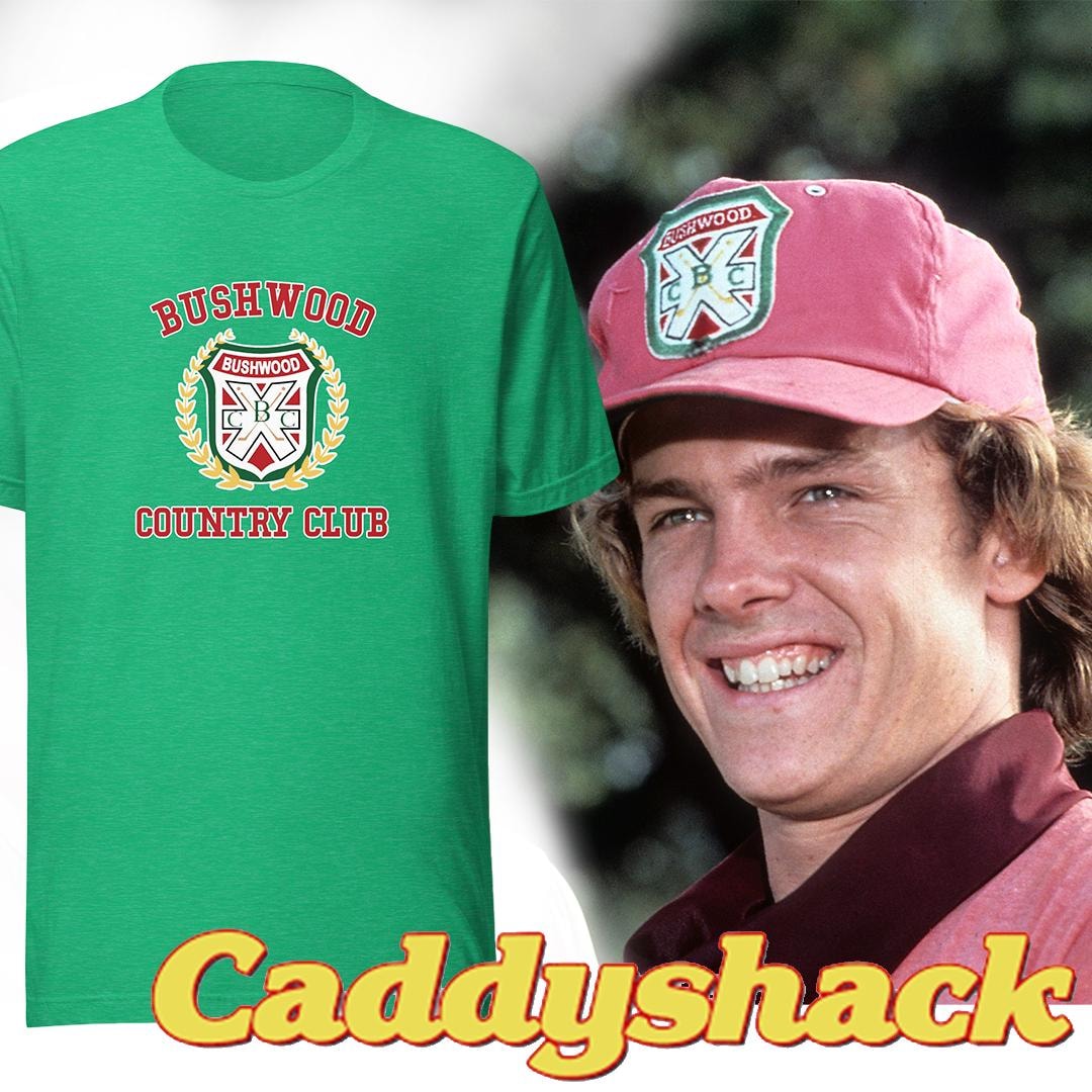 Caddyshack Bushwood Country Club Unisex T-shirt Movie Prop Replica ...