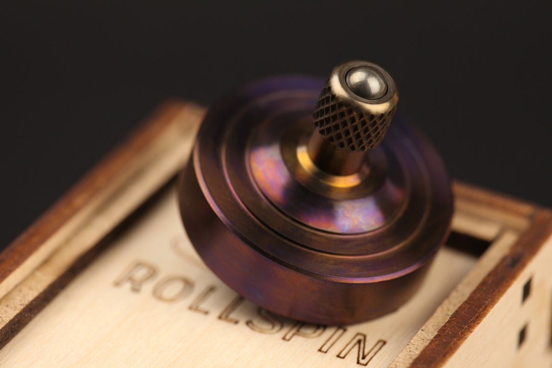 EDC Titanium Spinning Top ~ Rollspin (kickstarter) ~ Birthday Gift ...