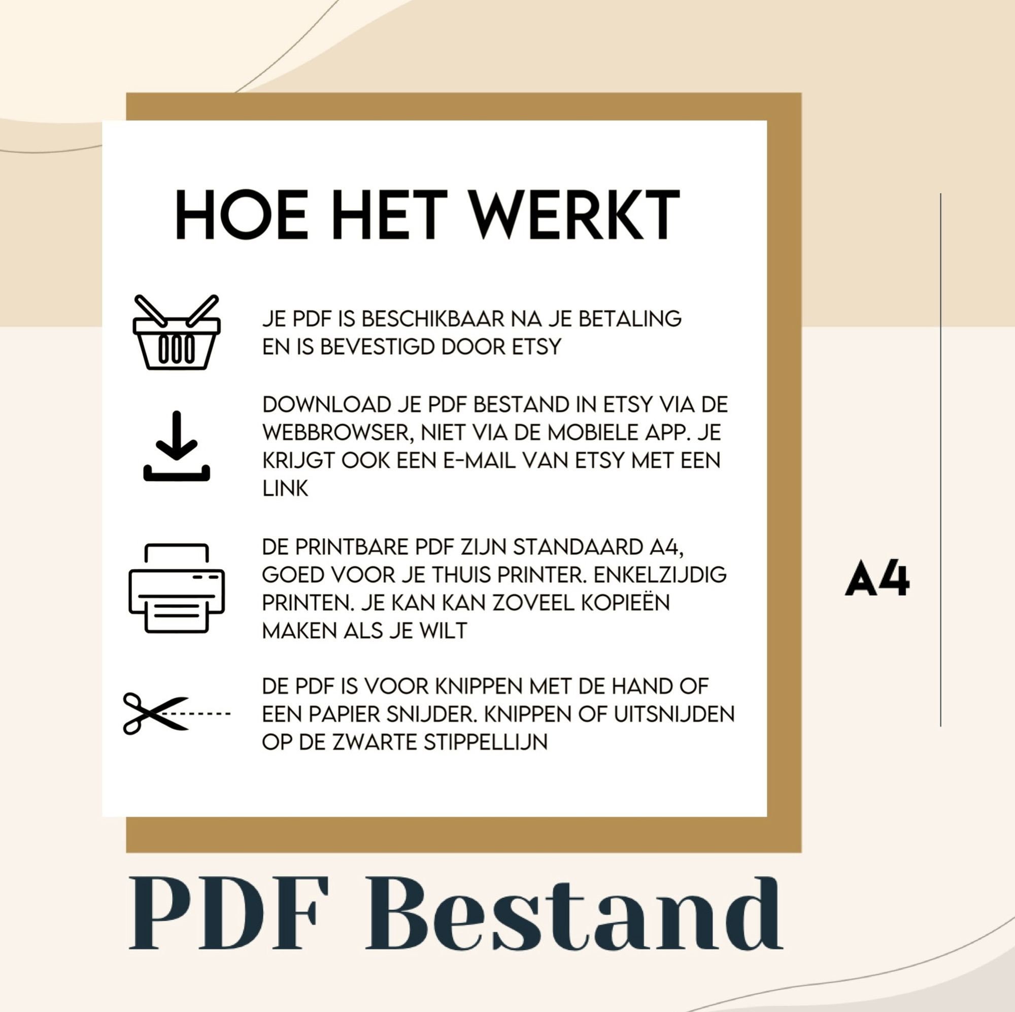 PDF Printable Label for Pot Holder - Etsy