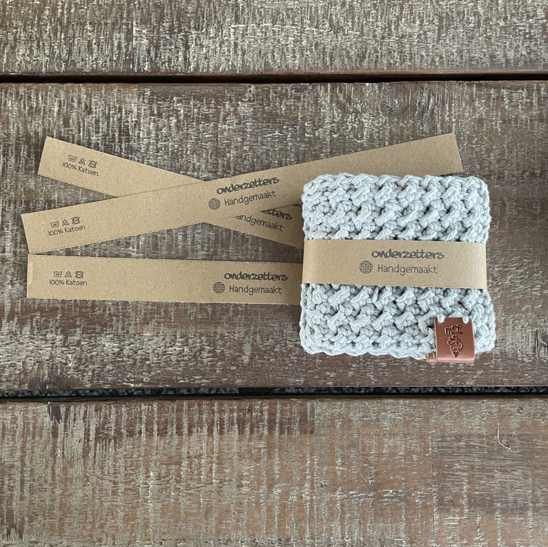 PDF Printable Label for Coasters - Etsy