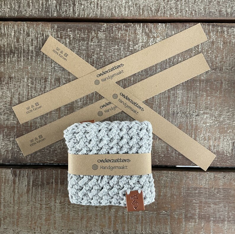 PDF Printable Label for Coasters - Etsy