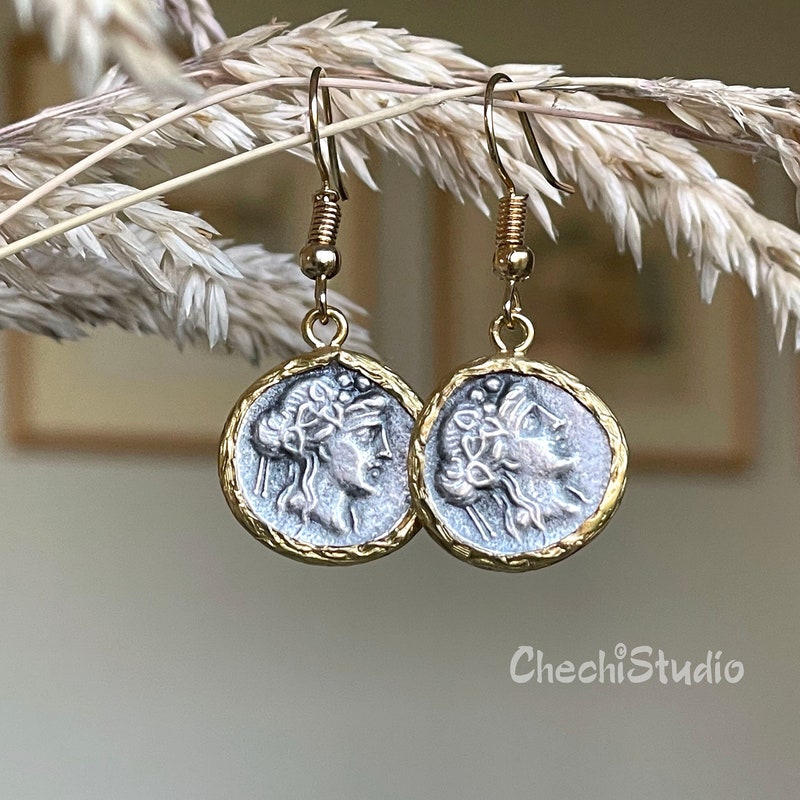 Coin Earrings - Etsy