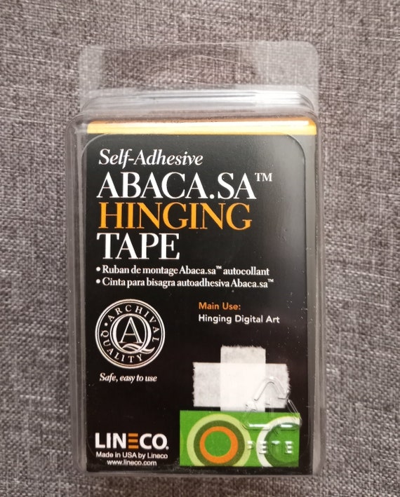 Self-Adhesive Abaca.sa Hinging Tape for Hinging Digital Art | Etsy