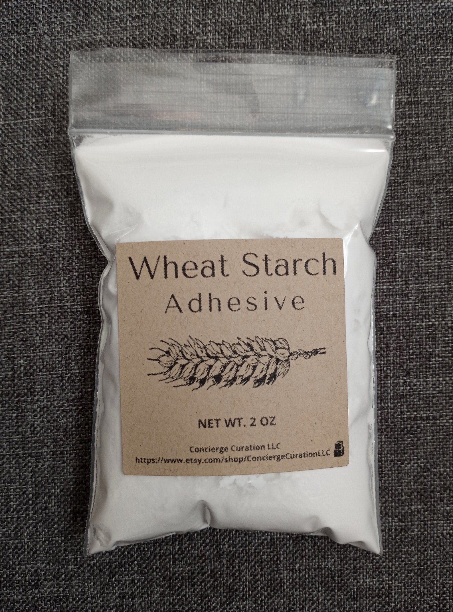 Wheat Starch Adhesive Paste 2 4 or 8 Oz. - Etsy