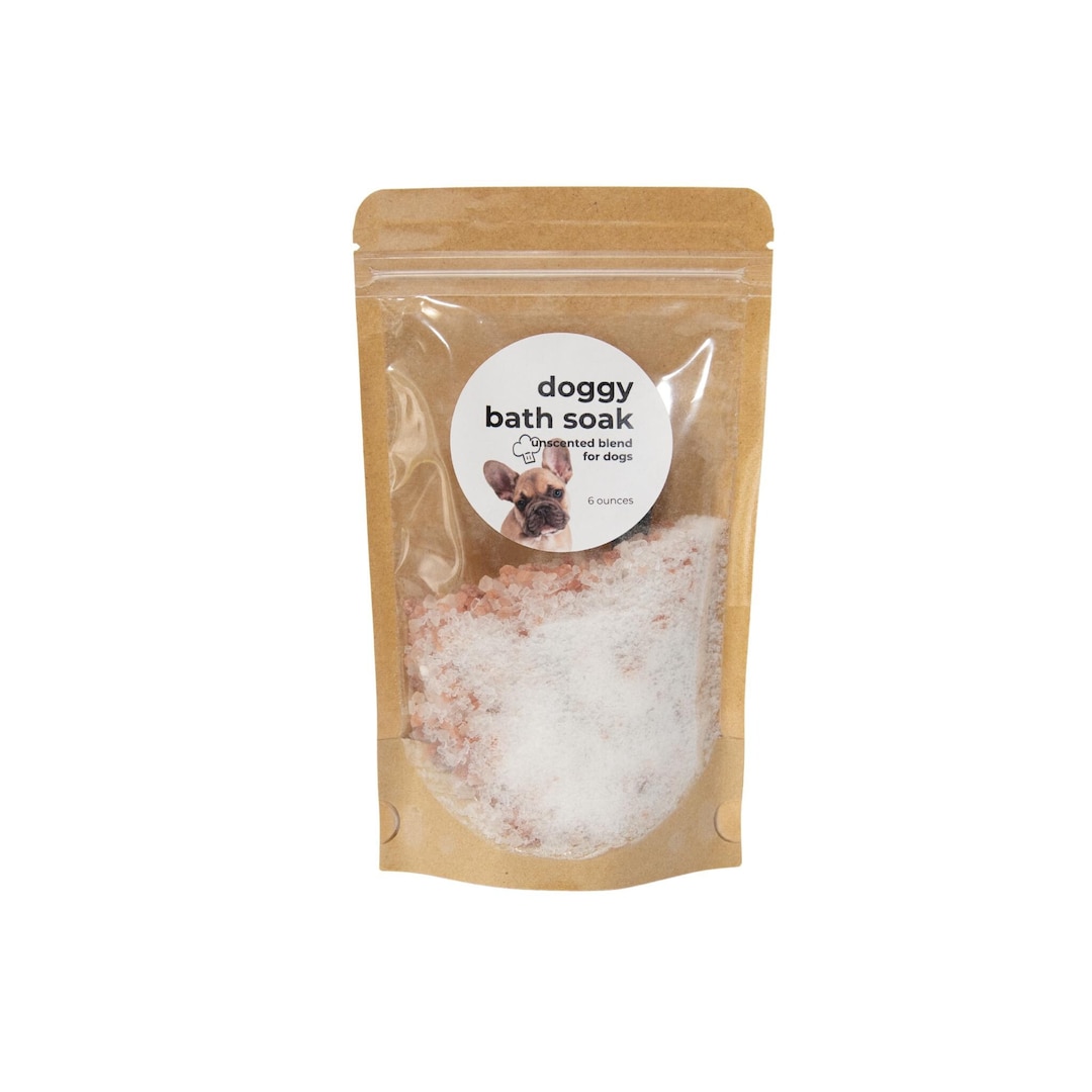 Unscented Dog Bath Soaking Salts | Fragrance-free and Gentle Spa for ...
