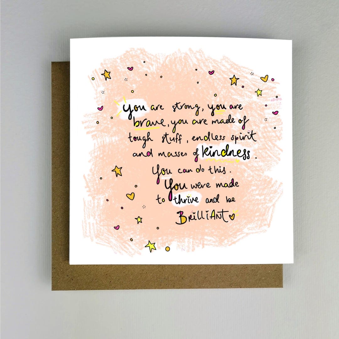 Thinking of You, Strong , You Can Do This, Encourage, Inspire, Illness ...