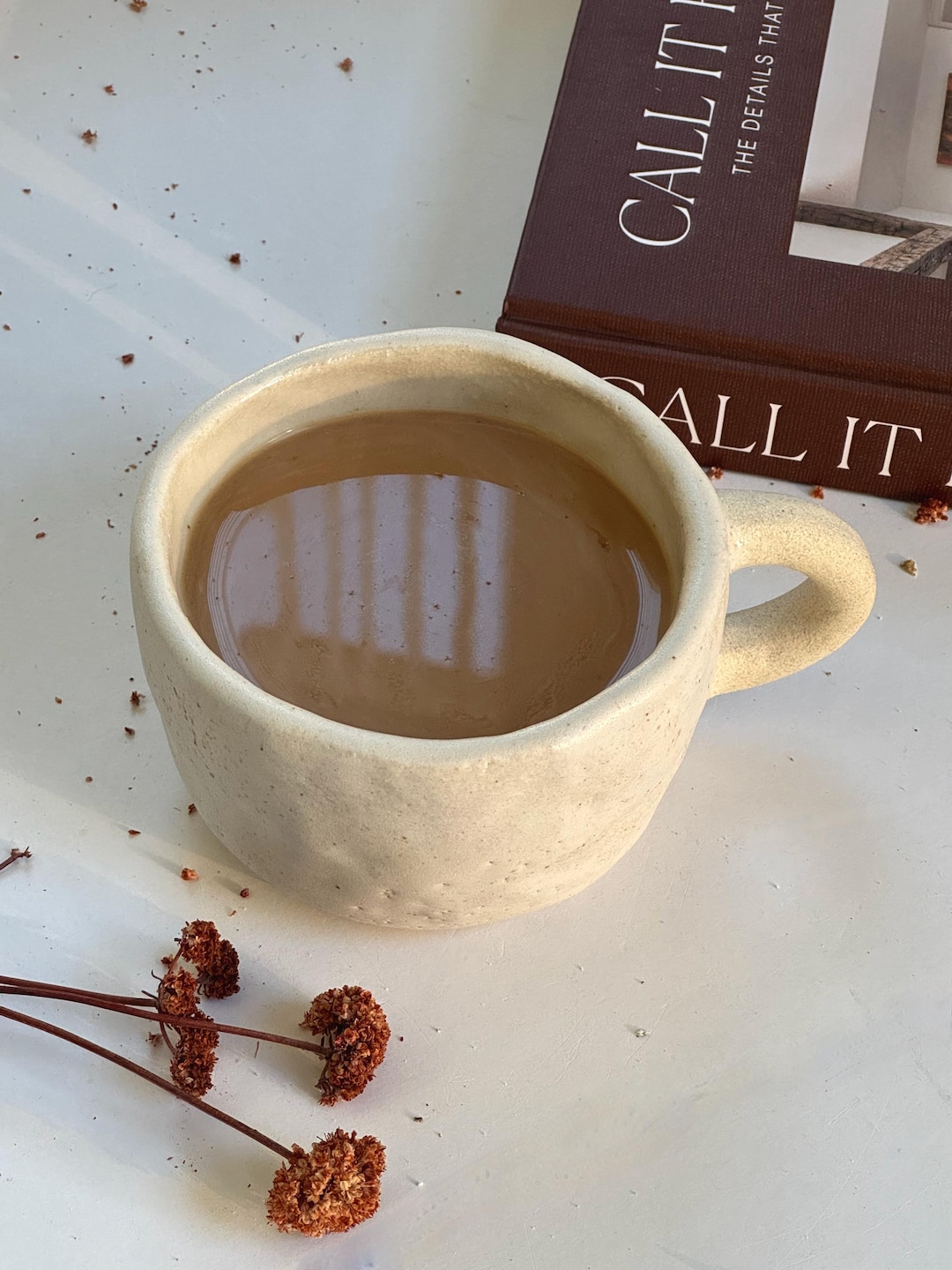 Handmade Ceramic Mug, Handbuilt Coffee Mugs, Unique Ceramic Tea Mug ...