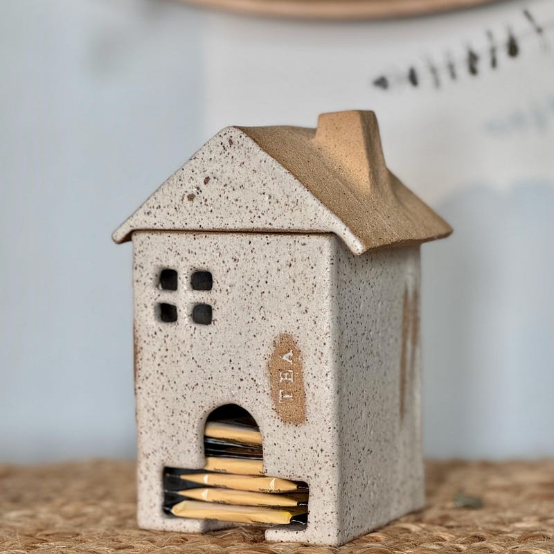 Ceramic Tea Bag House - Etsy