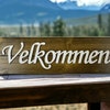 Velkommen Sign, Pallet Wood Sign, Norwegian Welcome Sign, Norwegian ...