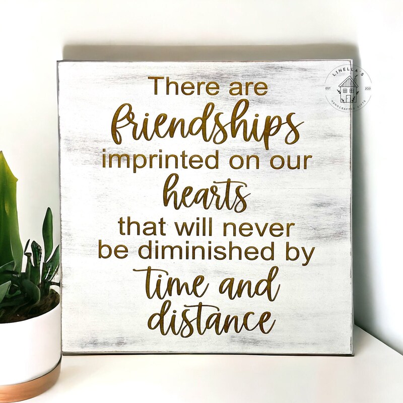 Friendship Plaque - Etsy
