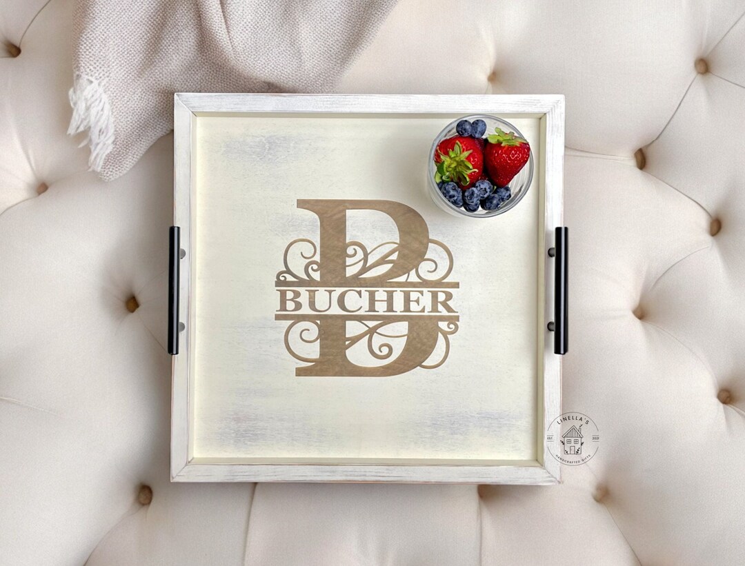 Personalized Tray, Serving Tray, Wedding Gift, Anniversary Gift ...