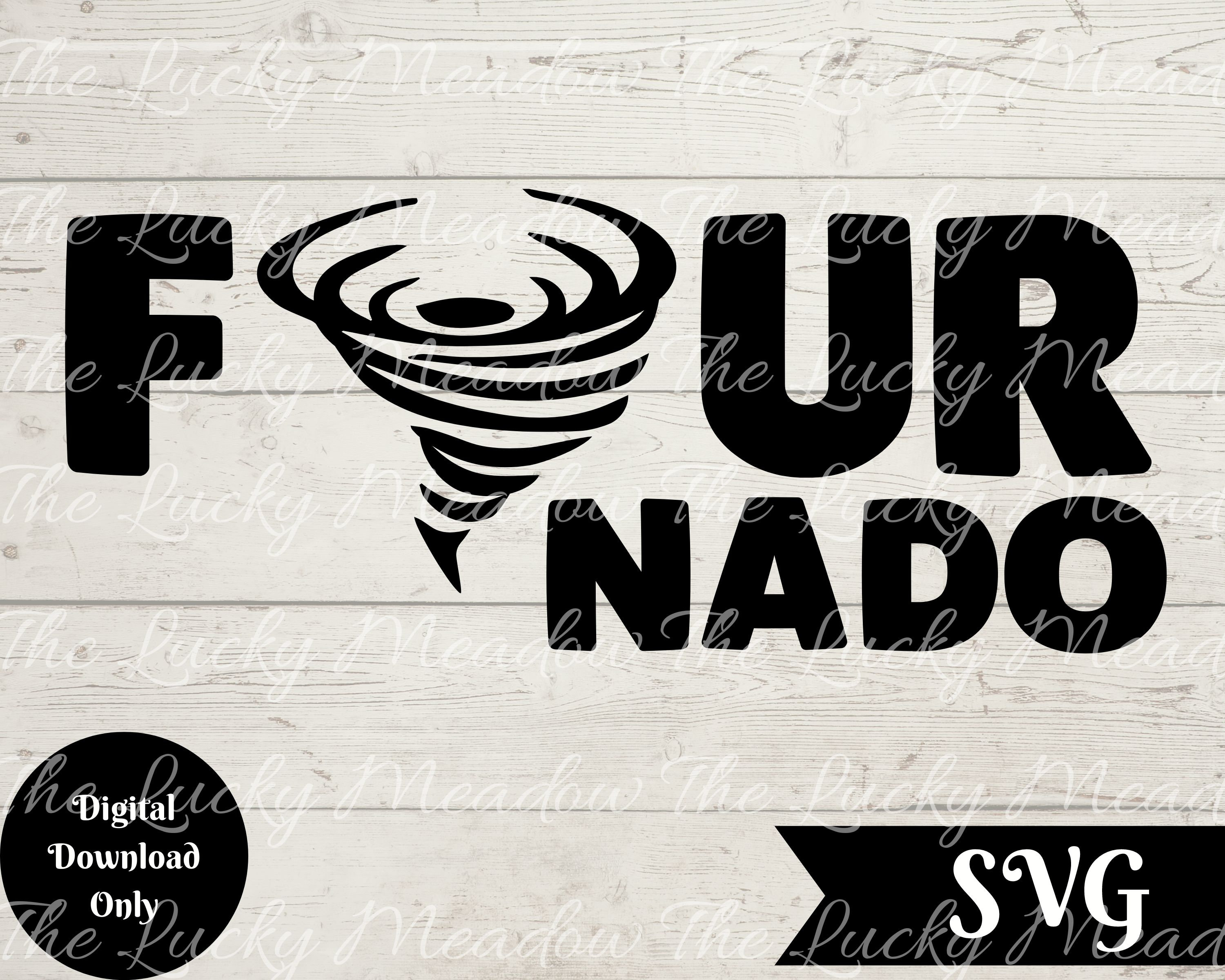 4th Birthday SVG, Fournado, Birthday SVG, Birthday, Toddler SVG ...