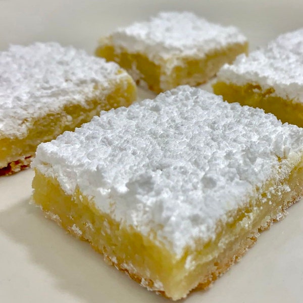 Recipe Lemon Squares - Etsy