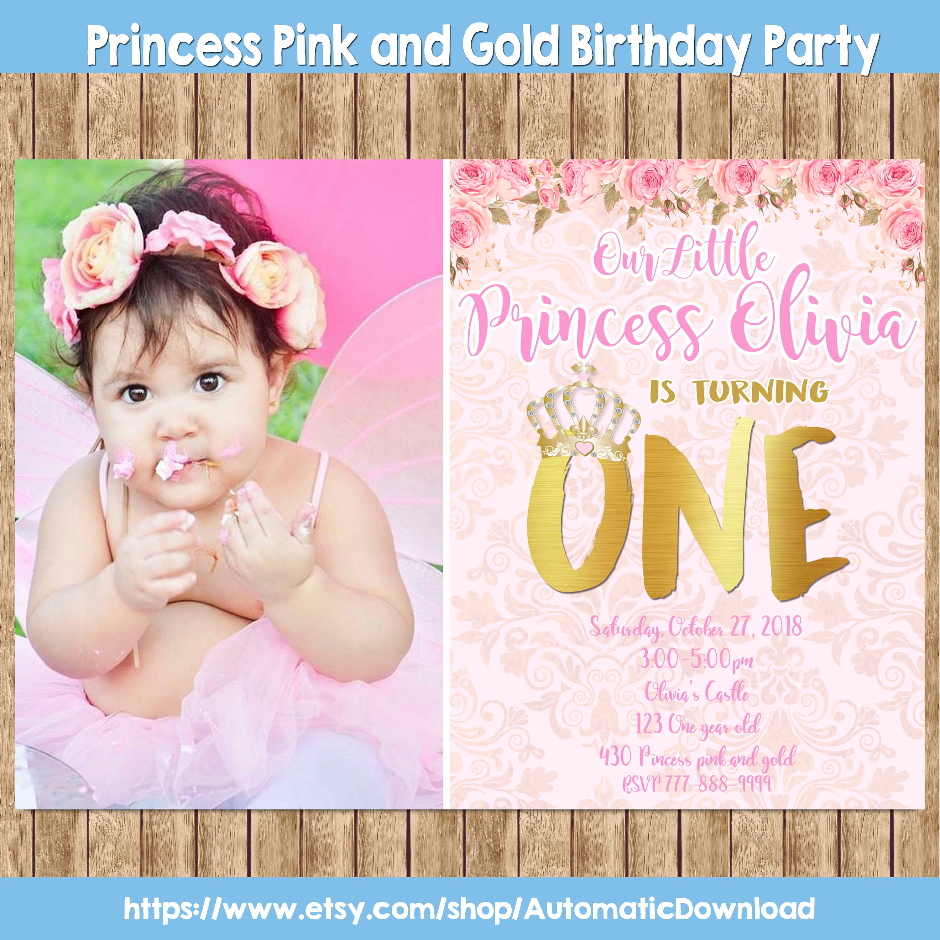 1st Birthday Party Princess Themes For Girls