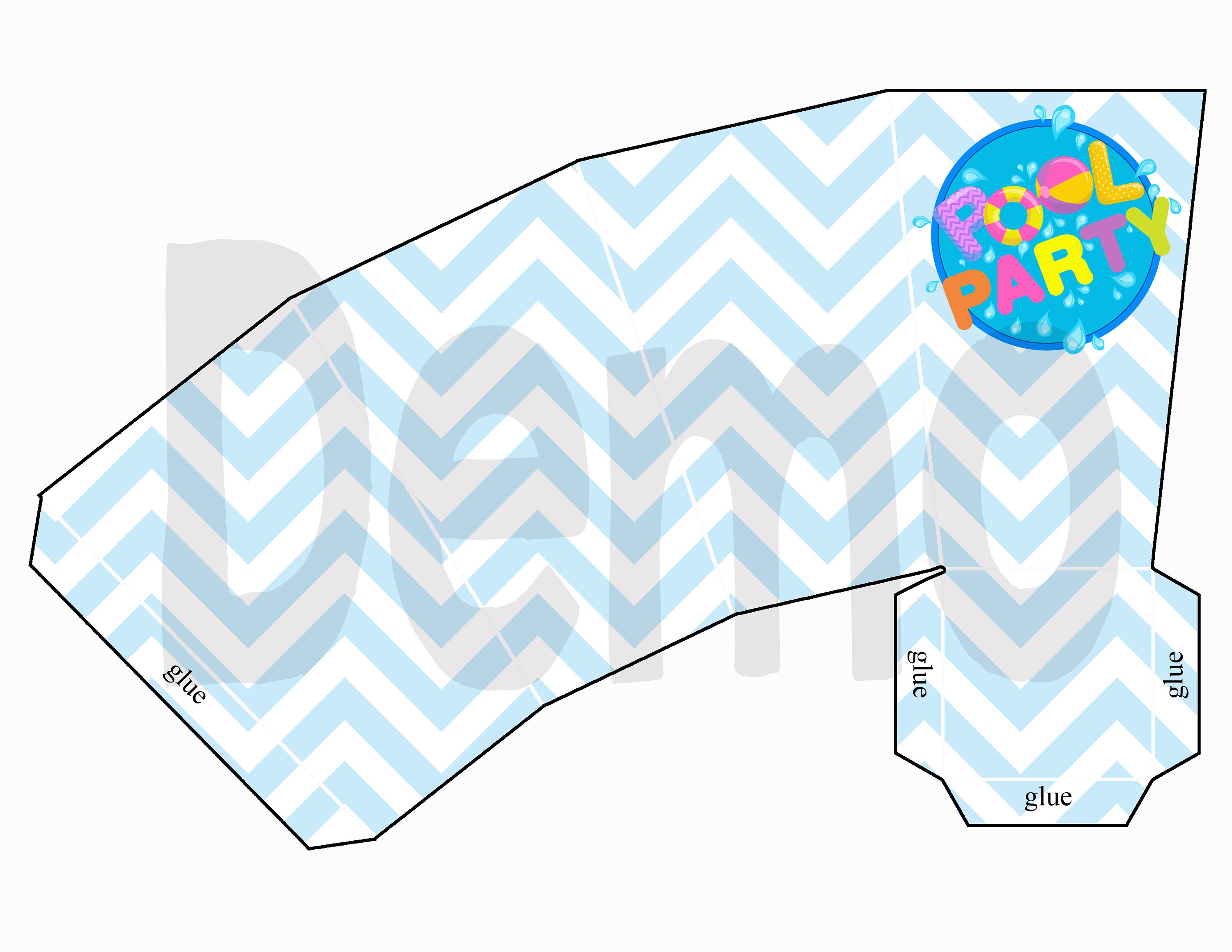 Popcorn Box Pool Party, Birthday Party, Pool Party Decor, Poll Party ...