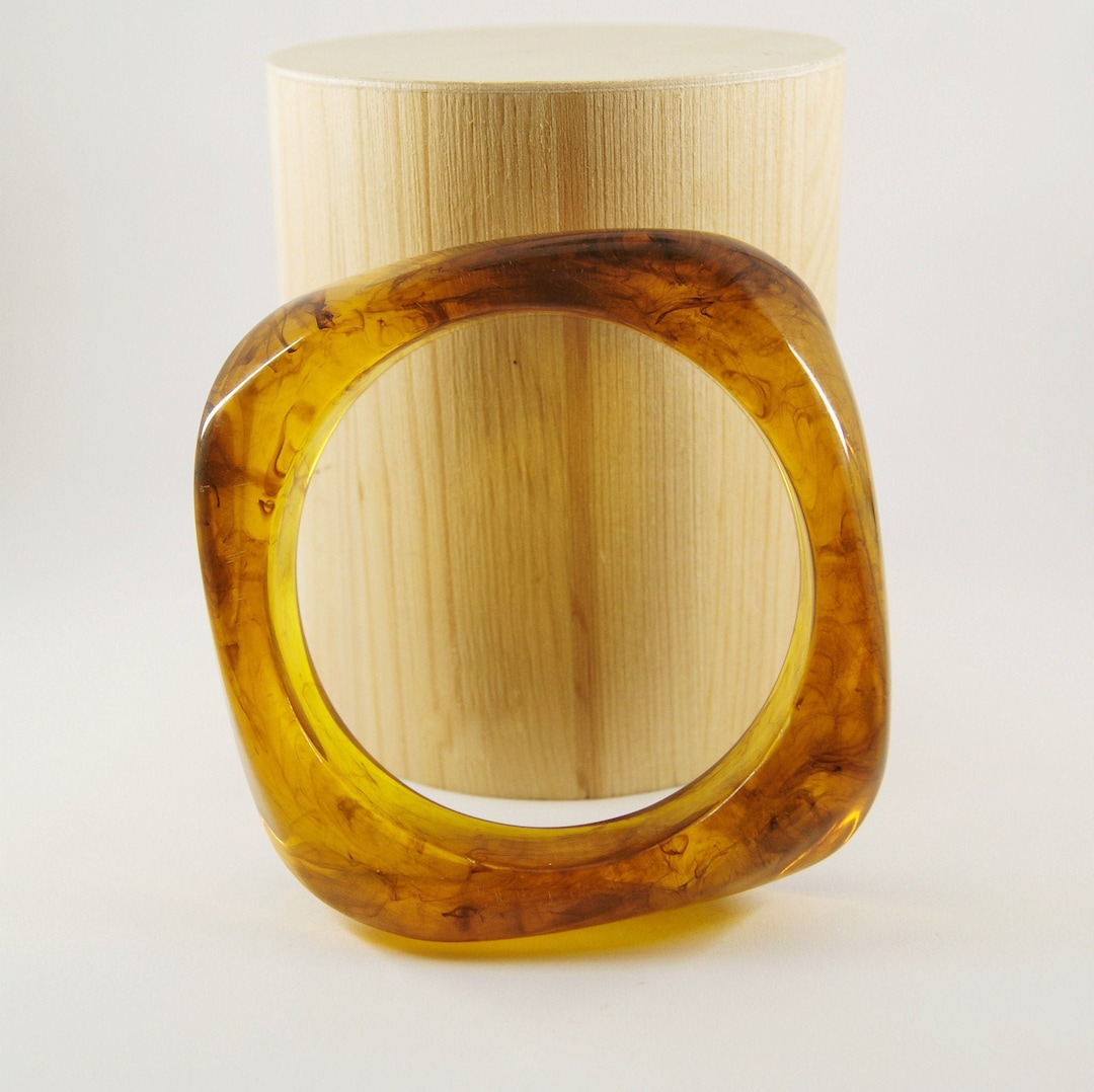 HONEY Cuff - Resin Jewelry - Bracelet - Etsy