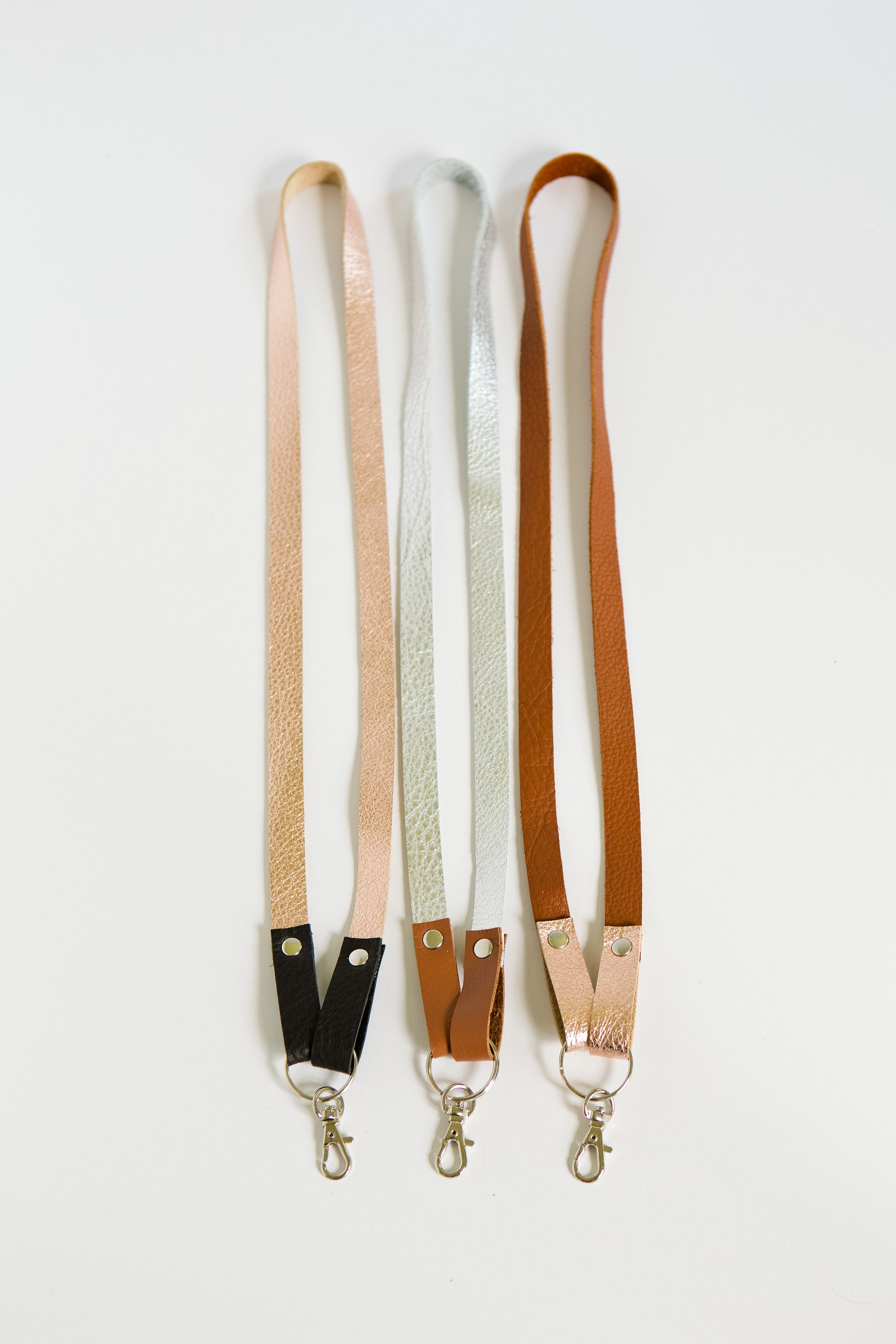 Custom Leather Lanyard, Custom Lanyard, BROWN Leather Lanyard, Teacher ...
