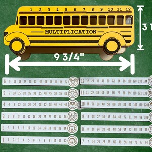 Multiplication Bus,multiplication Times Table,multiplication Board,back ...