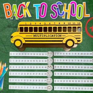 Multiplication Bus,multiplication Times Table,multiplication Board,back ...