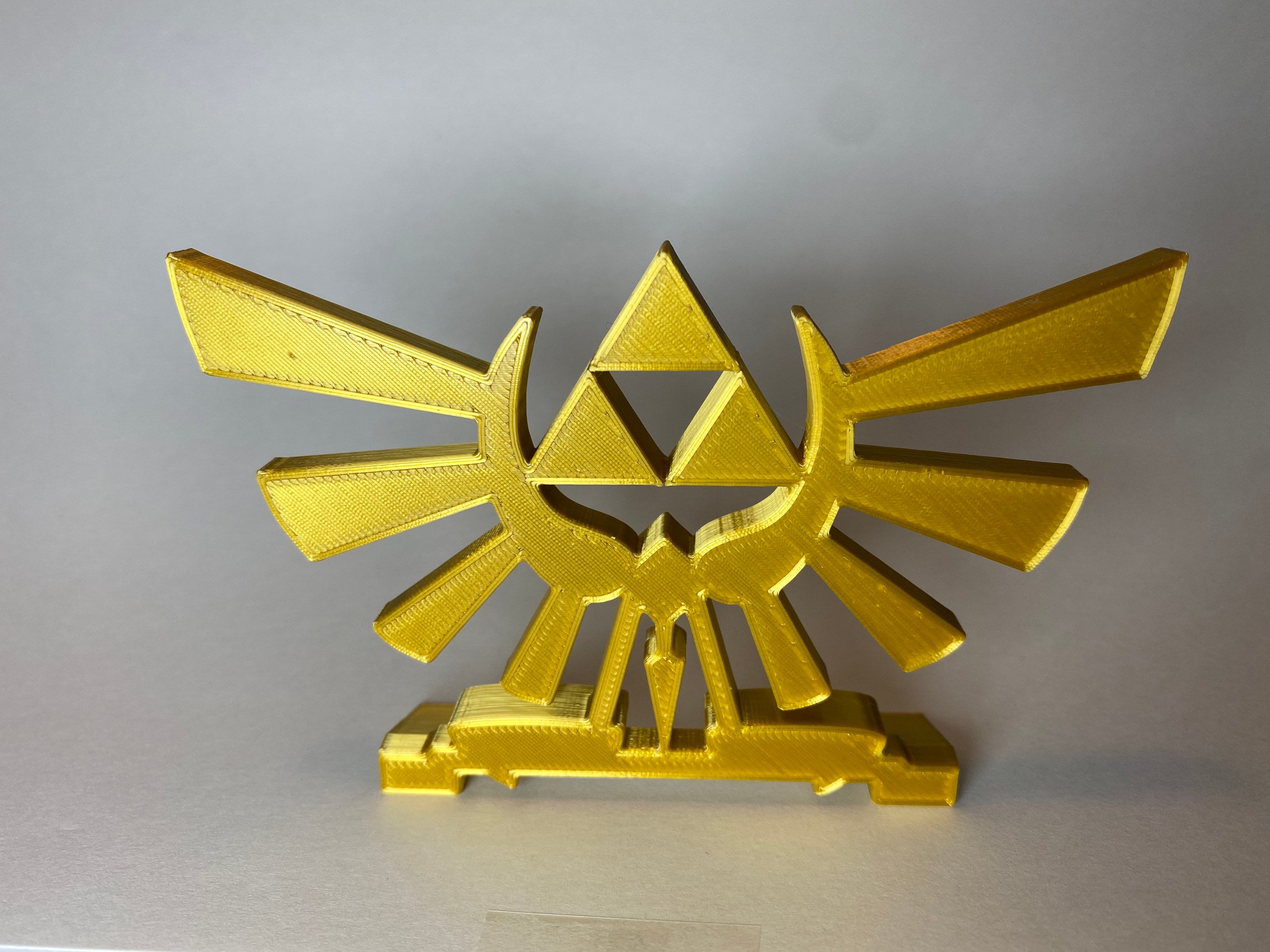 The Legend of Zelda Triforce Logo Collectible Nintendo Display Piece - Etsy
