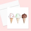 Ice Cream Thank You Cards | Ice Cream Theme | Ice Cream Pun | Punny ...