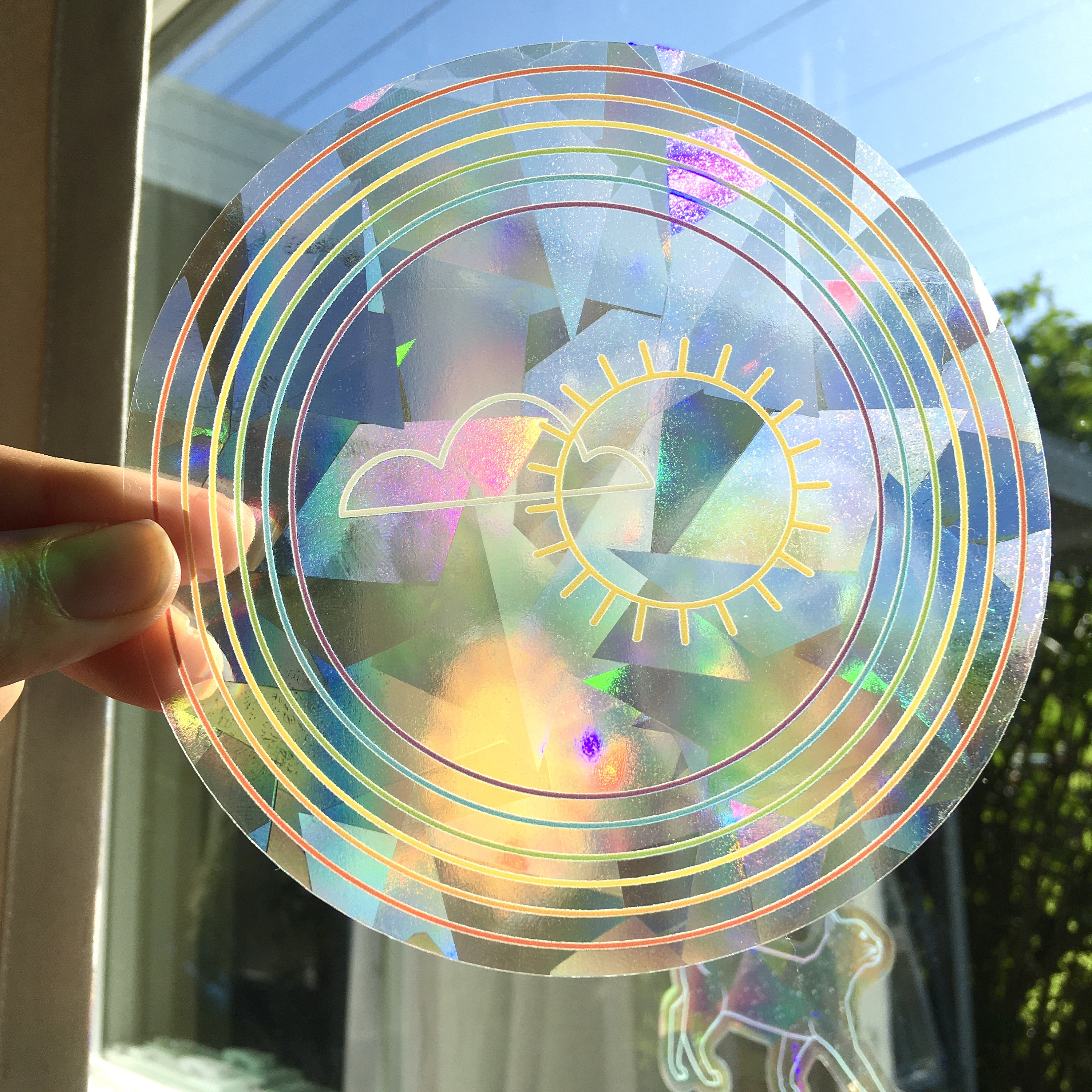 Rainbow Maker Window Decal Rainbow Suncatcher Decal 5x5 - Etsy Australia