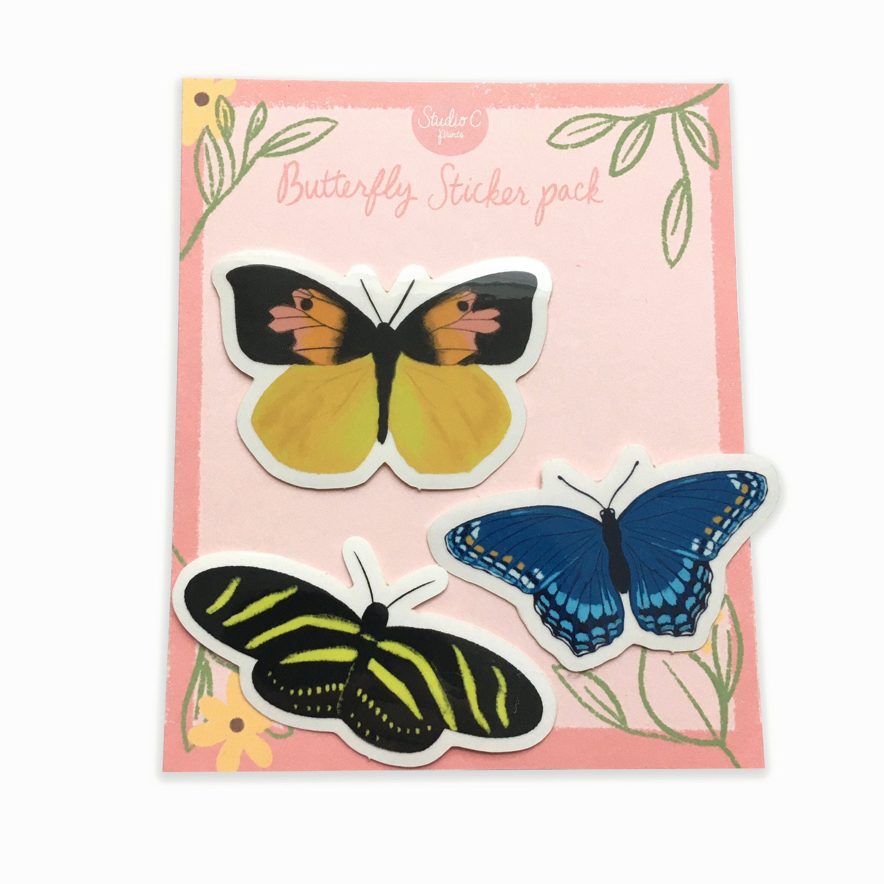 Butterfly Stickers Butterfly Laptop Stickers Waterproof | Etsy