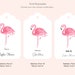 Flamingo Personalized Gift Tags, Set of 12 Personalized Flamingo Gift ...