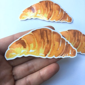 Croissant Sticker, Pastry Lover Stickers, Cafe Sticker, Cute Laptop ...