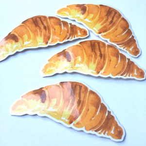 Croissant Sticker, Pastry Lover Stickers, Cafe Sticker, Cute Laptop ...