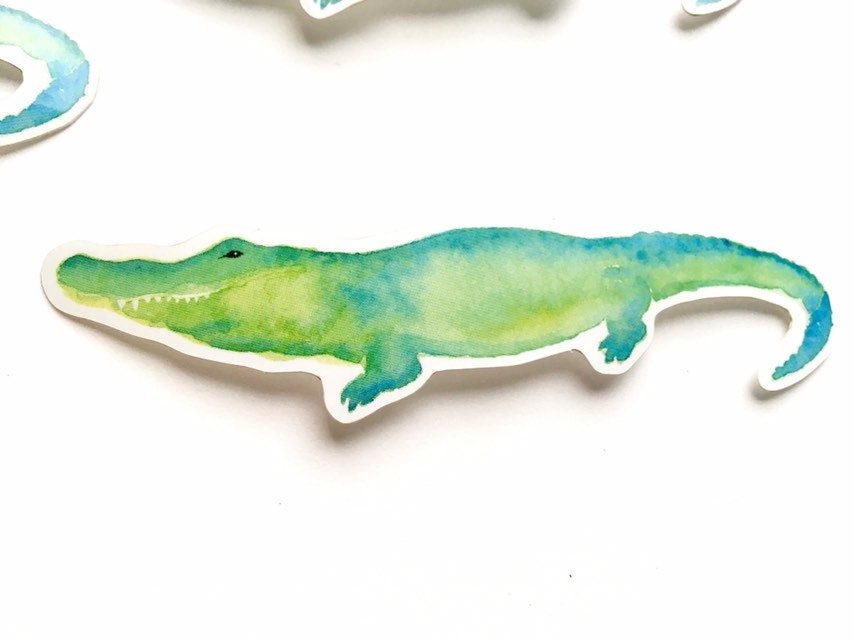 Alligator Stickers, Animal Lover Stickers, Florida Gator Stickers ...