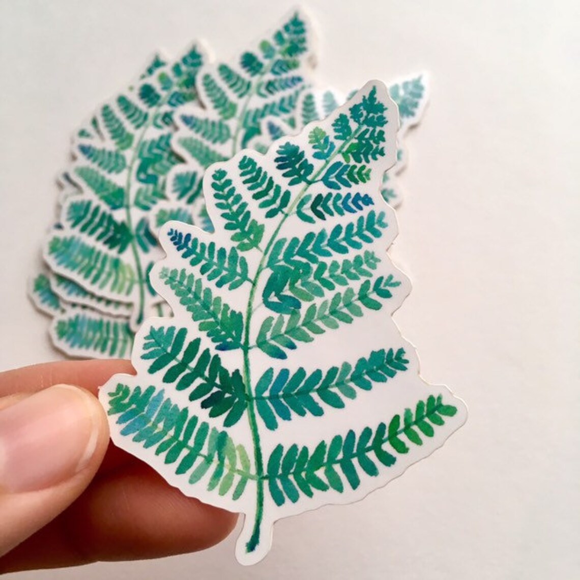 Watercolor Leaves Sticker Set of 4 Bullet Journal Stickers | Etsy