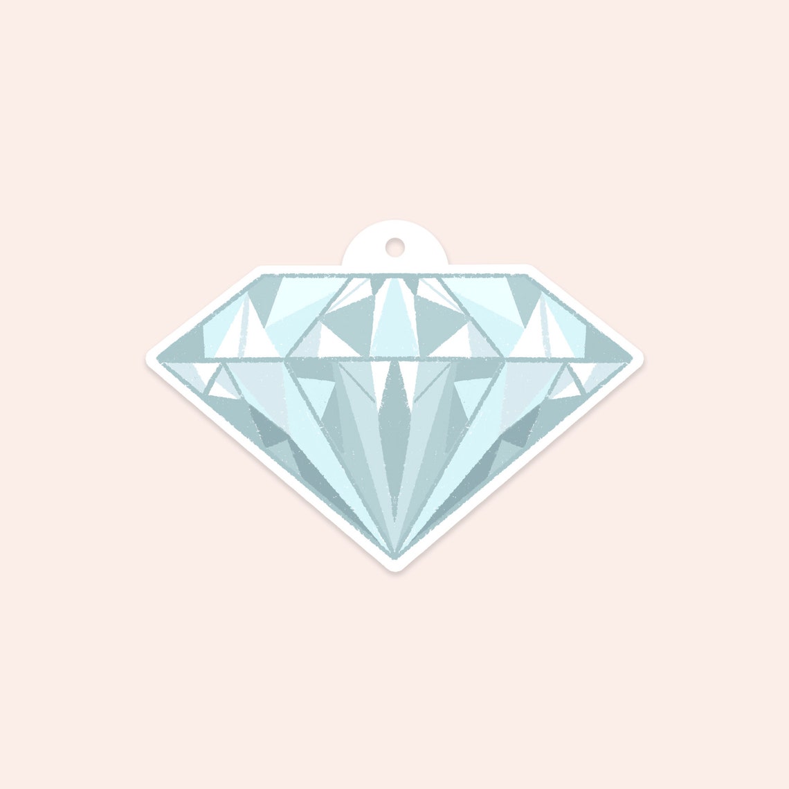 Diamond Gift Tags, Set of 8 Die Cut Gift Tags With Twine Included - Etsy