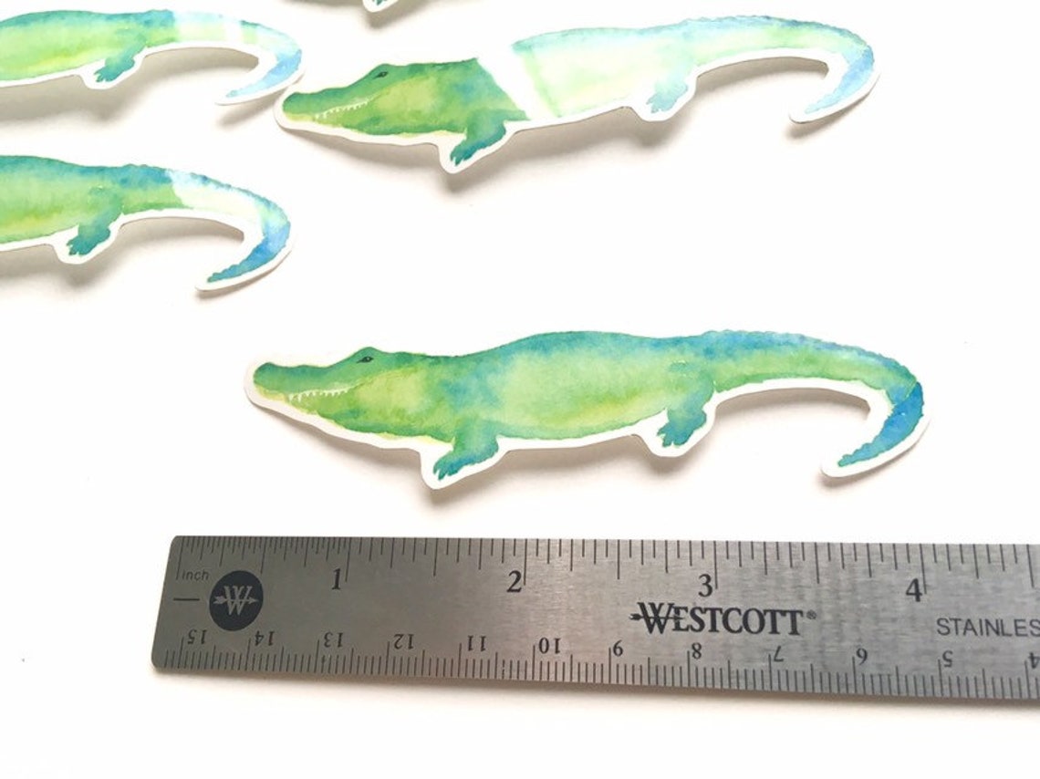 Alligator Stickers Animal Lover Stickers Florida Gator | Etsy