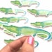 Alligator Stickers Animal Lover Stickers Florida Gator | Etsy